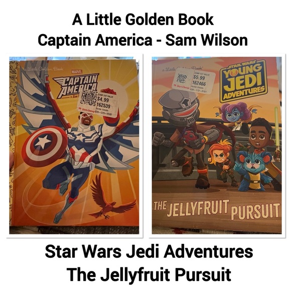 Marvel | Toys | A Little Golden Book Captain America Star Wars New ...